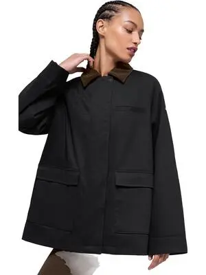 Alo Yoga Twill Barn Jacket - Black/espresso