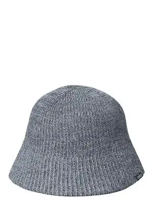 Alo Yoga Denim Knit Cloche Top - Steel Grey/anthracite
