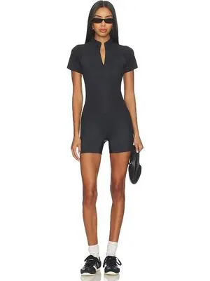 Polo Ralph Lauren Graphic Quarter Zip Bodysuit - Polo Black