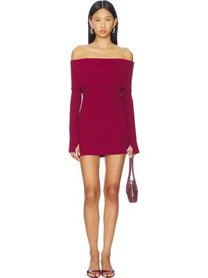 Superdown Marks Mini Dress - Burgundy