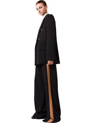 Stella McCartney Double-breasted Boyfriend Blazer - Black