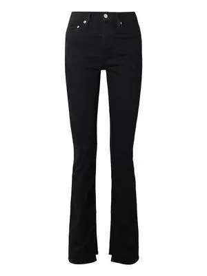 AGOLDE Ingram High-rise Split Jeans - Black