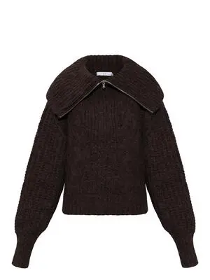IRO PARIS Swana Cable-knit Sweater - Brown