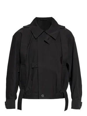Issey Miyake Jacket With Stand Collar - Black