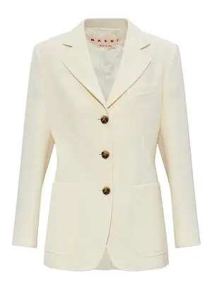 Marni Wool Blazer - Cream