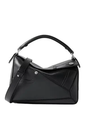 Loewe Puzzle Panta Small Shoulder Bag - Black