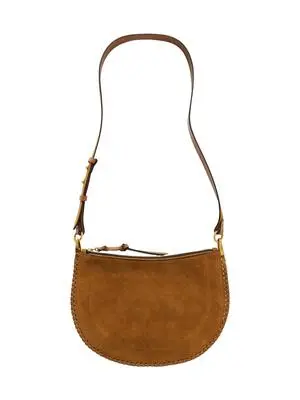 Isabel Marant Oskan Soft Suede Shoulder Bag - Brown
