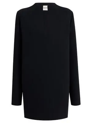 Khaite Aleena Mini Dress - Black