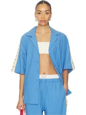 ARAMINTA JAMES Lobster Shirt - Blue
