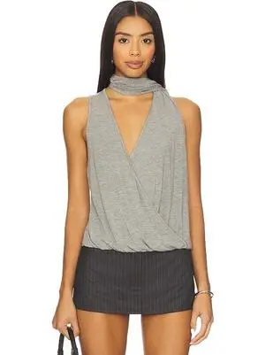 With Jéan Vivi Top - Grey