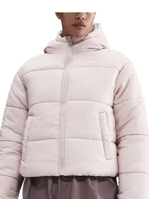 Nike Sportswear Classic Hooded Puffer Jacket - Blush Pink