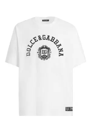 Dolce & Gabbana Jersey T-shirt With Embroidery - White