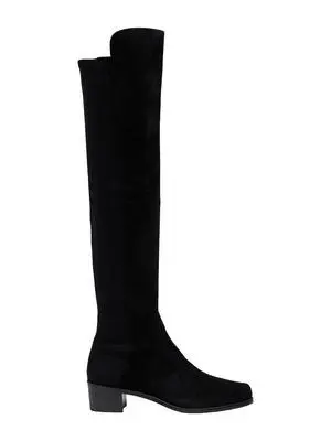 STUART WEITZMAN Reserve Suede Over-the-knee Boots - Black