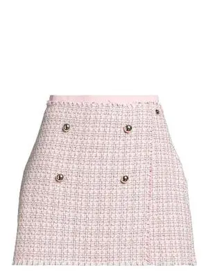 LIU •JO Tweed Divided Skirt - Pink