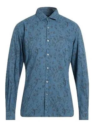 MESSAGERIE Patrizio Piscaglia Shirt Size Cotton - Navy