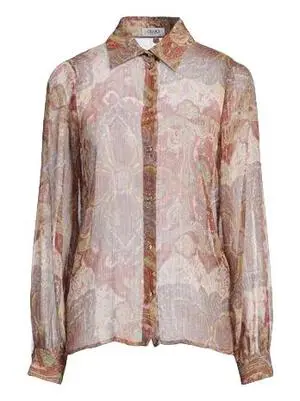 LIU •JO Paisley-print Metallic Shirt - Yellow