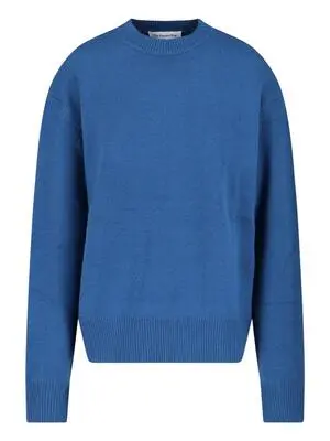 THE FRANKIE SHOP Rafaela Merino Wool And Cashmere Sweater - Blue