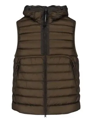 C.P. COMPANY Goggle Down Padded Vest - Green