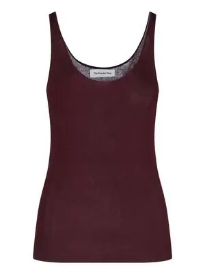 THE FRANKIE SHOP Rivo Knit Tank Top - Red