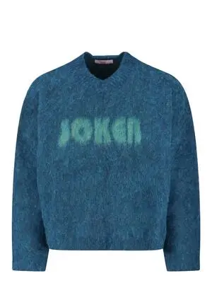 Martine Rose Mohair Sweater - Blue