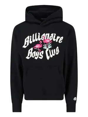 BILLIONAIRE BOYS CLUB Flamingo Hoodie - Black