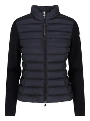 Moncler Padded Cardigan Black