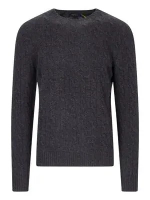 Loro Piana Crew Neck Sweater Gray