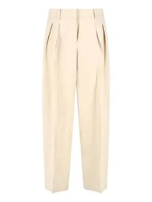 THE FRANKIE SHOP Daytona Wide Leg Pants Cream