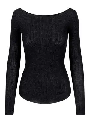Isabel Marant Cashmere And Silk Blend Sweater - Black