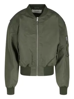 ENTIRE STUDIOS Broad Zip Bomber Jacket Green