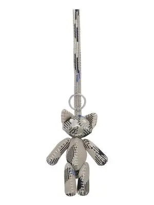 Burberry Fox Keyring Charm - Gray