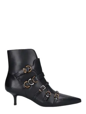 Pinko Buckled Ankle Boots - Black