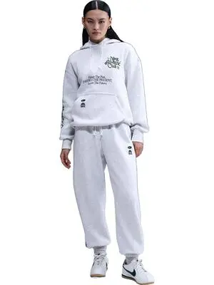 Nike Sportswear Phoenix Fleece High-waisted Oversized Pants - Brown
