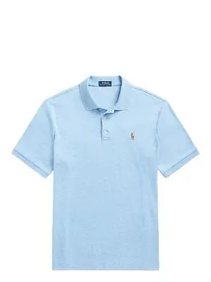 Polo Ralph Lauren Polo Short-sleeve Cotton Polo Shirt - Blue Htr