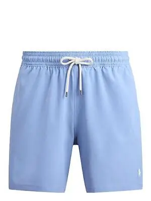 Polo Ralph Lauren Traveler Mid Swim Shorts - Harbor Island Blu Wht