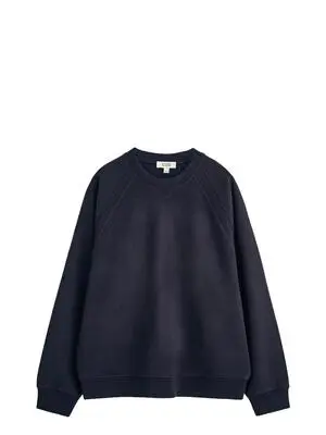 COS Corduroy-Jersey Sweatshirt