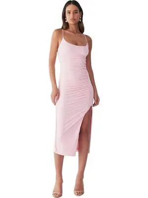 BWLDR Lani Midi Dress - Pale Pink