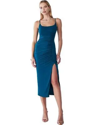 BWLDR Lani Midi Dress - Teal