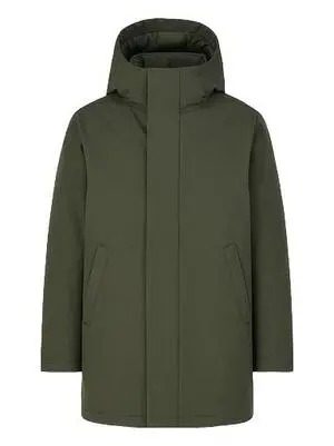 QUARTZ CO. Austin Hooded Insulated Winter Jacket - Sage
