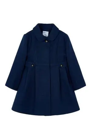 MAYORAL Pleated Coat Navy