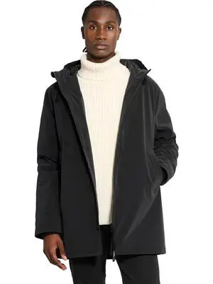 Stutterheim Stockholm Winter Matte Coat - Black