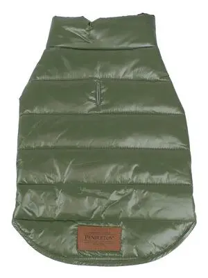 Pendleton Puffer Dog Coat Century Harding - Loden