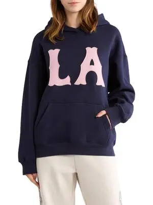 PACSUN Cotton-blend Hoodie - Navy