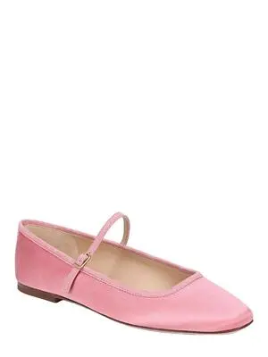 Veronica Beard Ellie Mary Jane Flat - Petal Pink