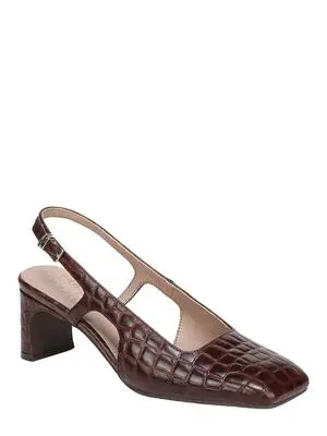 Naturalizer Carmen Slingback Pump Cappuccino Brown