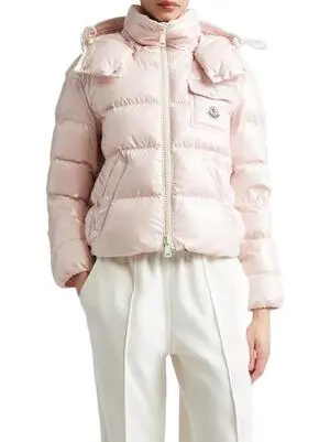 Moncler Andro Down Puffer Jacket - Pink