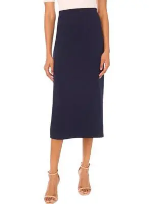 Vince Camuto Pencil Midi Skirt - Classic Navy