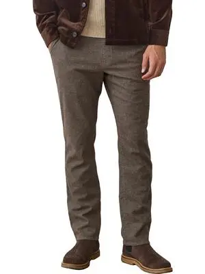 MARINE LAYER Saturday Slim Straight Leg Houndstooth Chinos