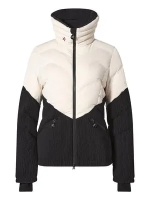 Perfect Moment Ski Duvet Down Jacket - White-black