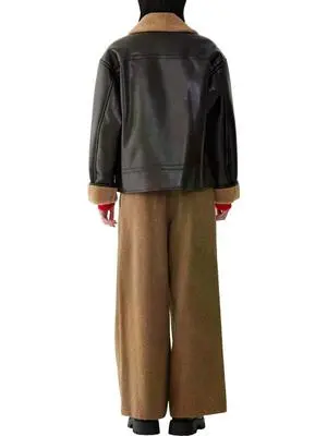 STUDIO TOMBOY Collared Button Jacket - Brown